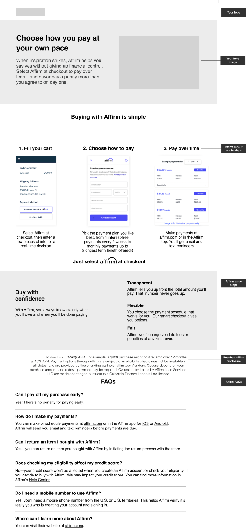 Landing Page Templates – Affirm US (English)