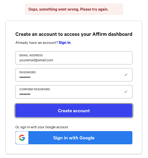 Why don't I have access to the merchant portal? – Affirm US (English)