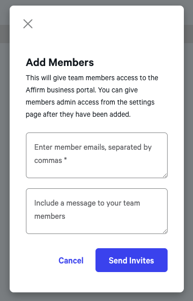 Understanding the Merchant Portal: Settings - permissions – Affirm US ...