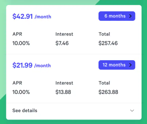Affirm Products: Installments – Affirm US (English)